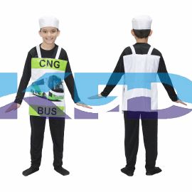 CNG Bus Fancy Dress Costume for Kids